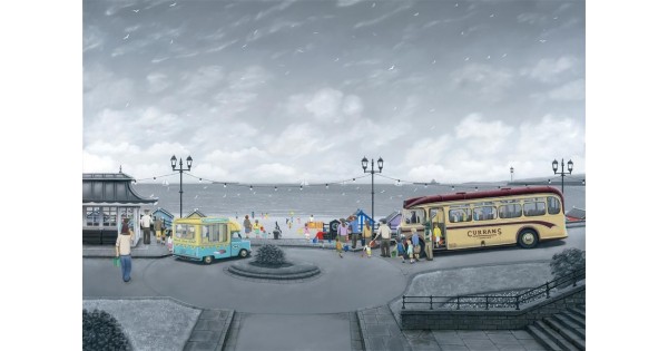Leigh Lambert - All Aboard For The Seaside (Canvas)
